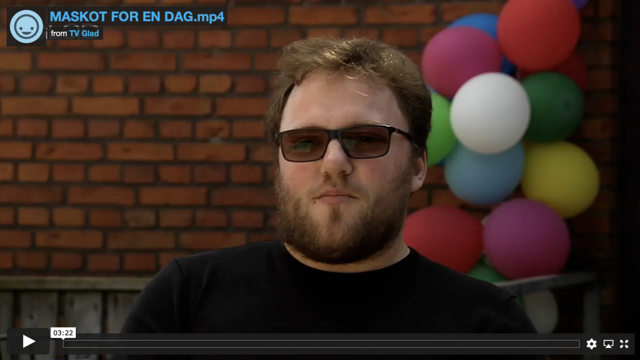 Maskot for en dag - TV Glad